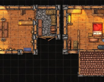 Frontier Barn A Battle Map for TTRPG/VTT 1 Floor and - Etsy