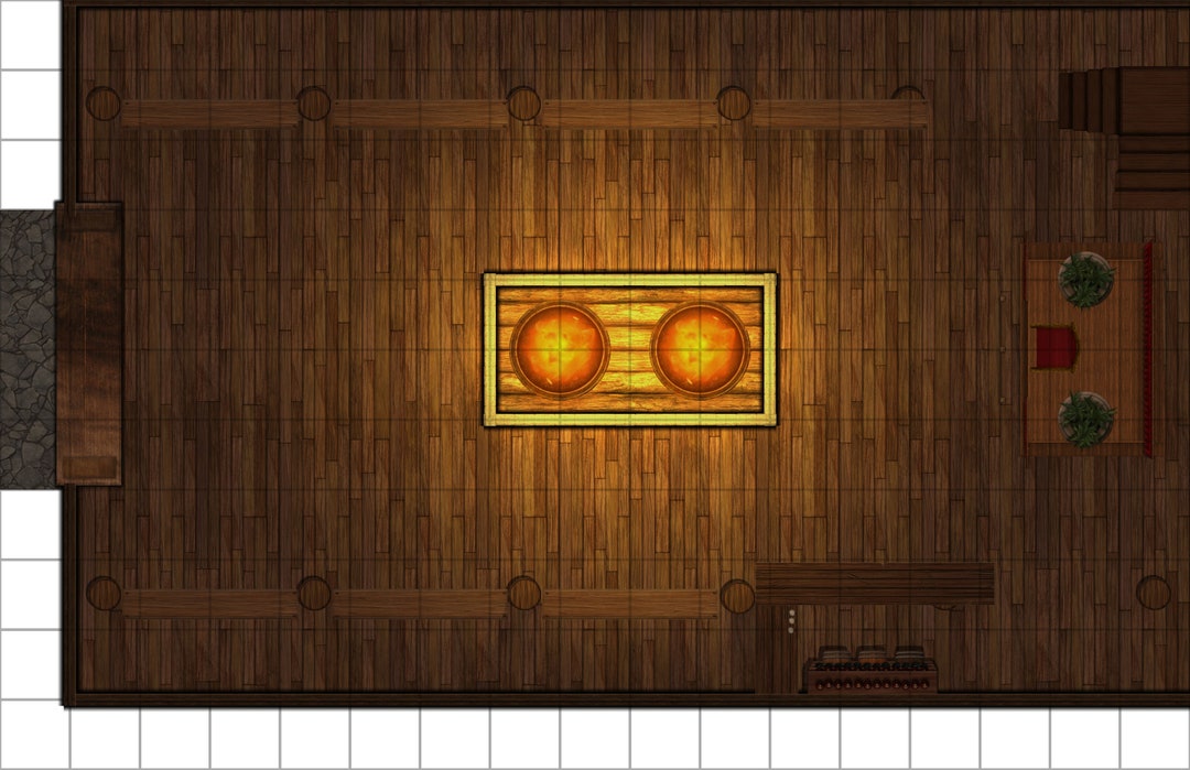 Town Meeting Hall A Battle Map for TTRPG/VTT front Back - Etsy UK