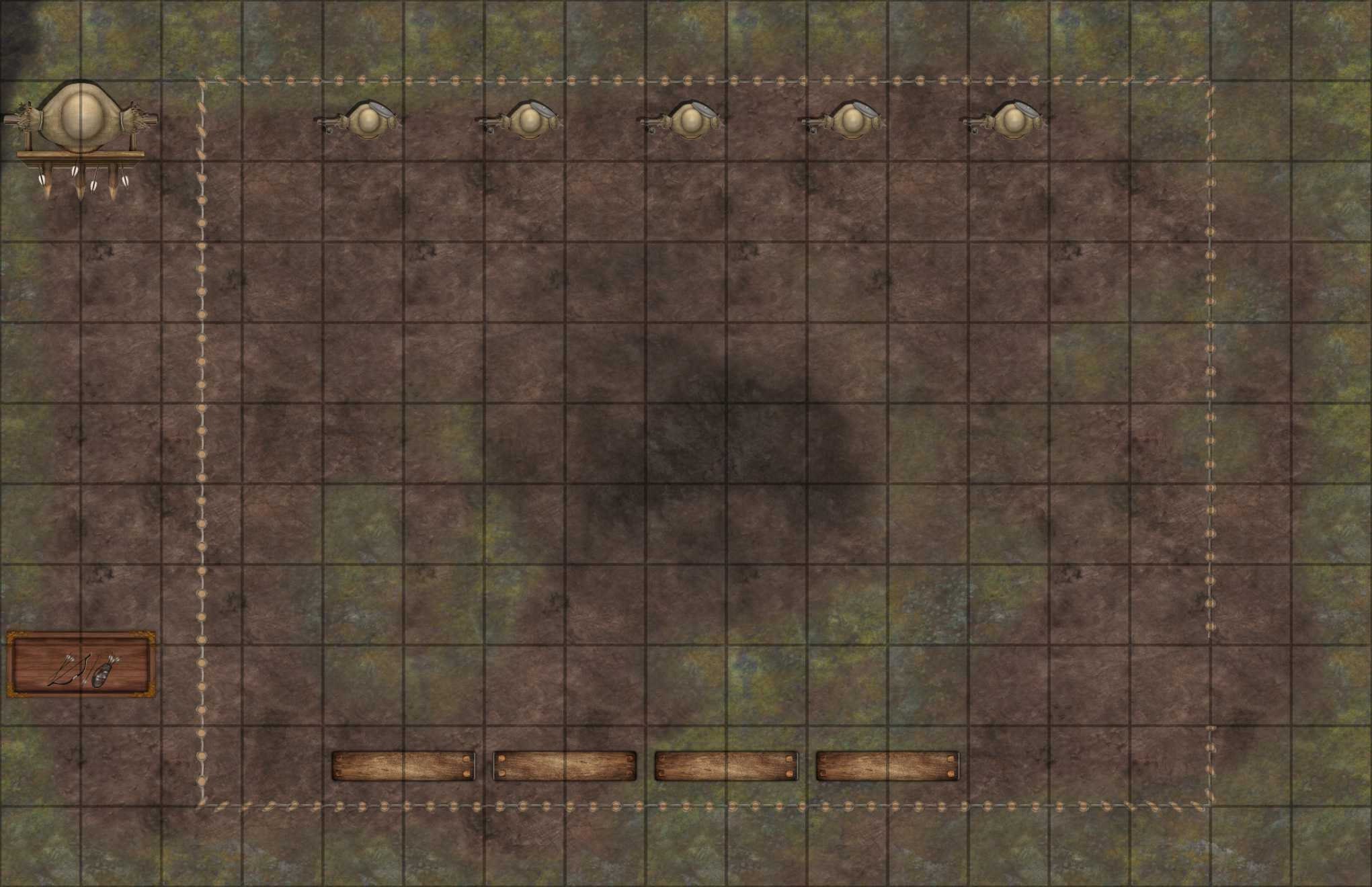 Keep Training Grounds (A) Battle Map for TTRPG/VTT, (1 Floor). - Etsy