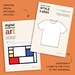 Piet Mondrian Art Project for Kids – Digital Download | Color Theory ...