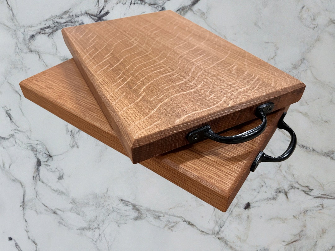 Handmade Solid Oak Chopping Board | Bespoke Natural Oak Cutting Board ...