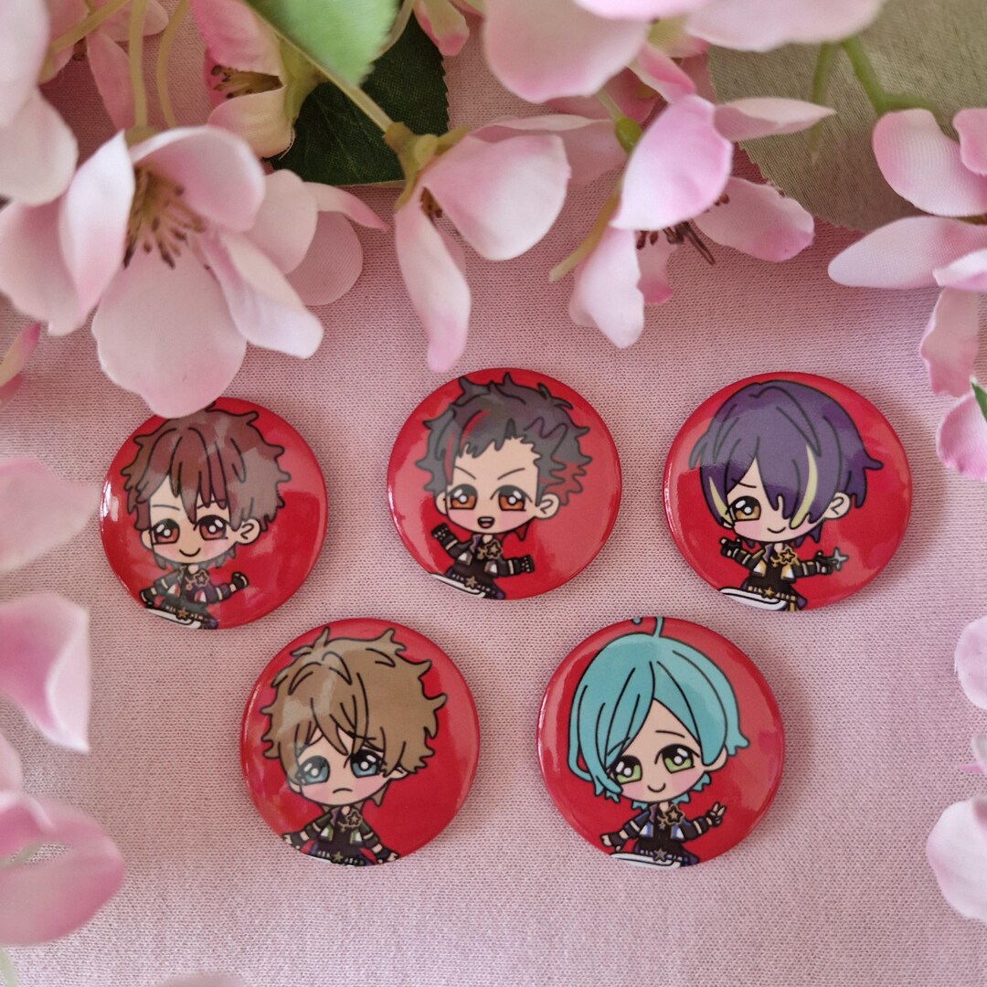 Ryuseitai Unit Enstars Ensemble Stars Chibi Button Badges - Etsy