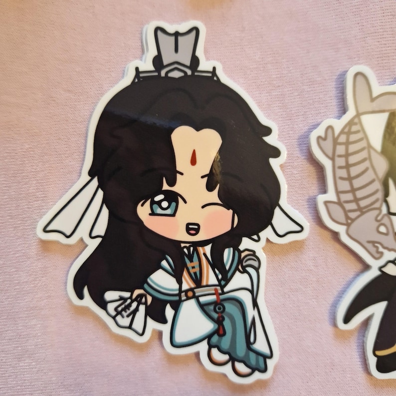 Tgcf/heaven Official's Blessing Chibi Diecut Stickers - Etsy