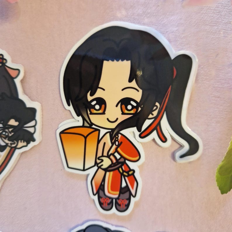 Tgcf/heaven Official's Blessing Chibi Diecut Stickers - Etsy