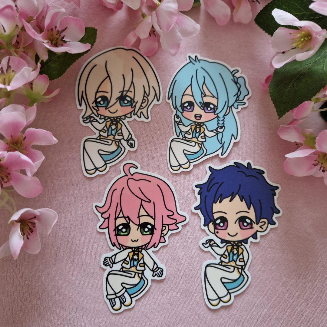 Fine Unit Enstars Ensemble Stars Chibi Diecut Stickers - Etsy