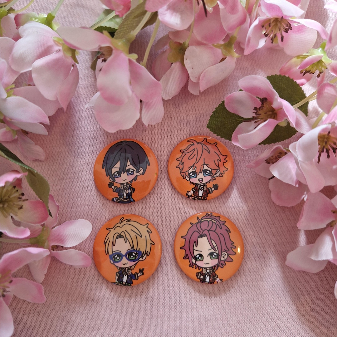 Trickstar Unit Enstars Ensemble Stars Chibi Button Badges - Etsy