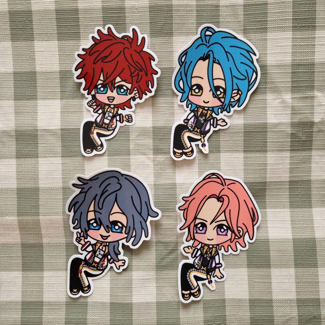 Crazy B Unit Enstars Ensemble Stars Chibi Diecut Stickers - Etsy