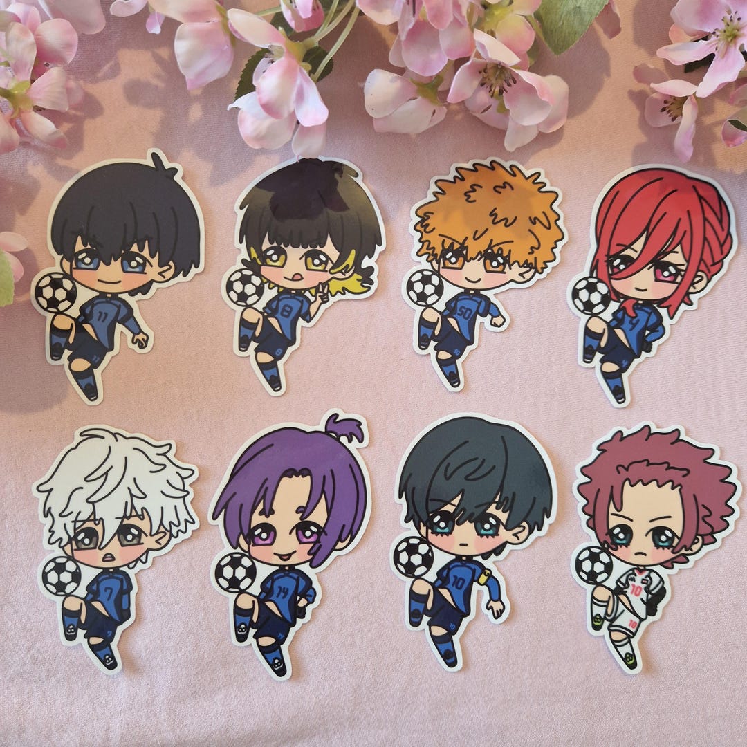 Blue Lock Chibi Diecut Stickers - Etsy