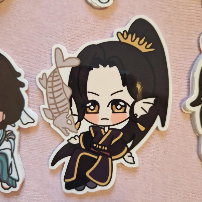 Tgcf/heaven Official's Blessing Chibi Diecut Stickers - Etsy