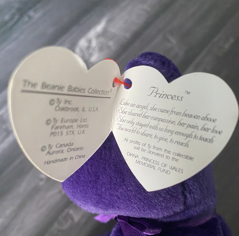 TY Beanie Baby “princess Diana” Mint Condition, Original Owner, Hang ...