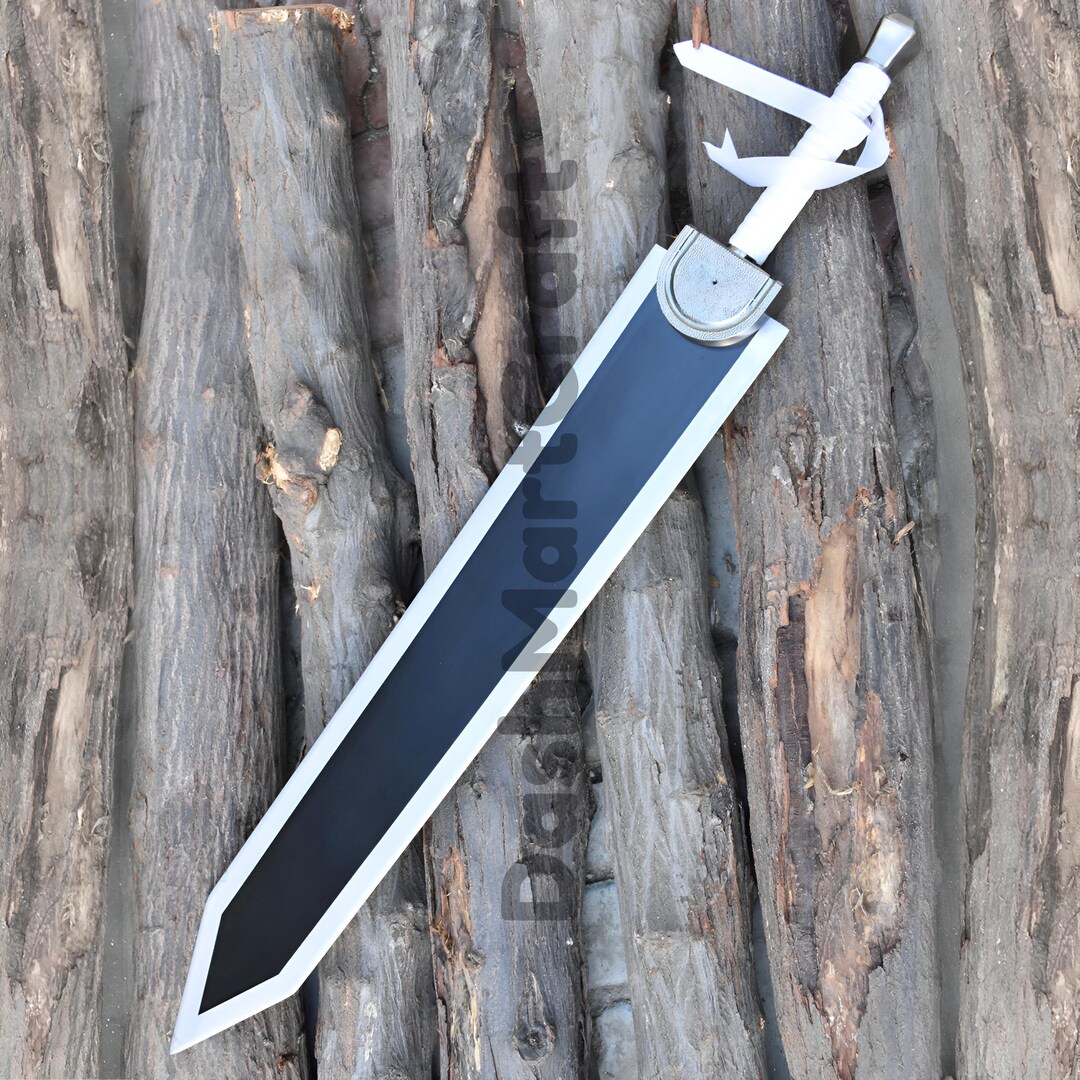 Dragon Slayer Sword From Manga/anime Dual Finished Black With Free ...