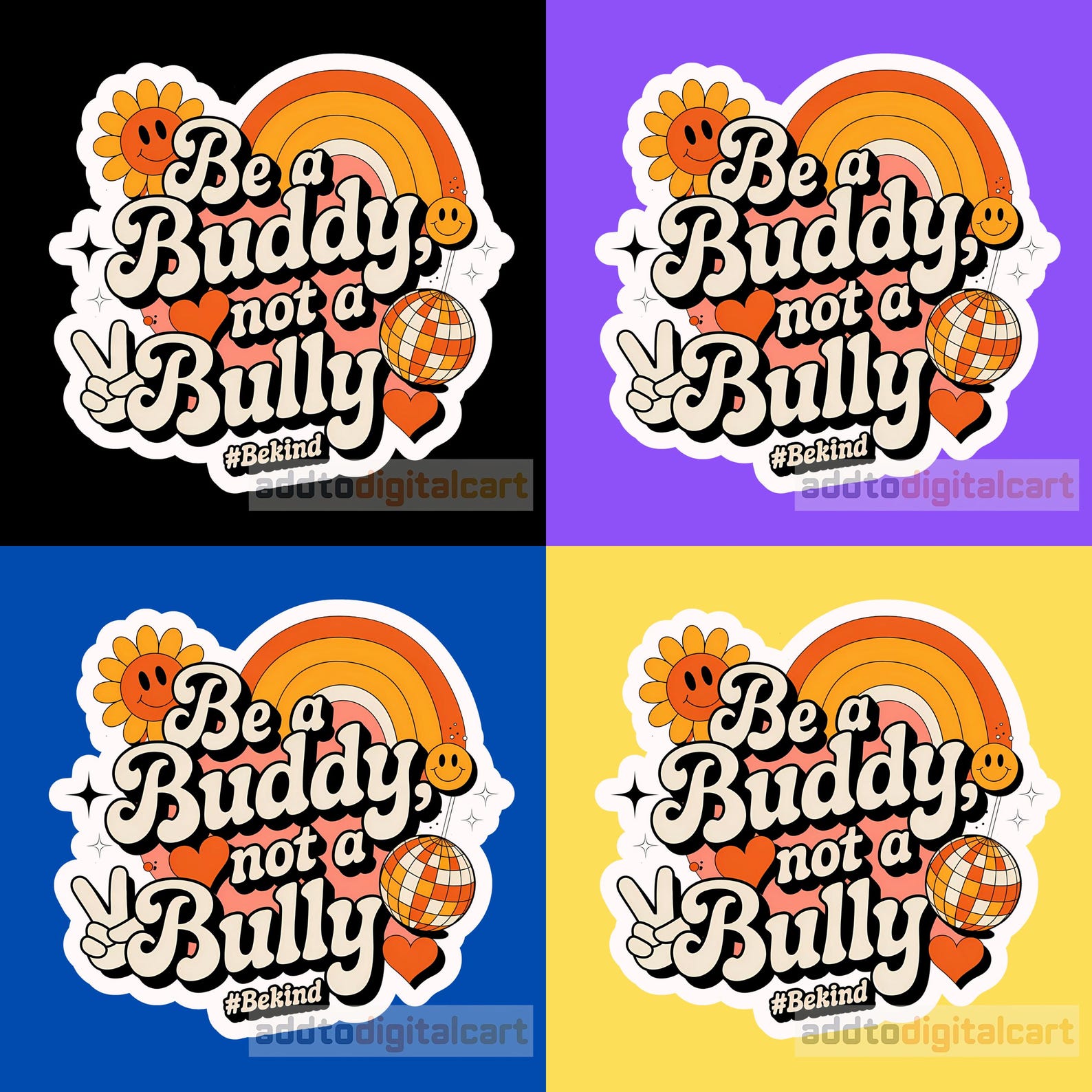 Be a Buddy Not a Bully Orange Unity Day Png, Anti-bullying Awareness ...