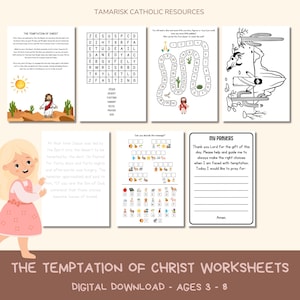 Temptation of Christ, Lent, Bible Stories, Homeschool, Childrens ...