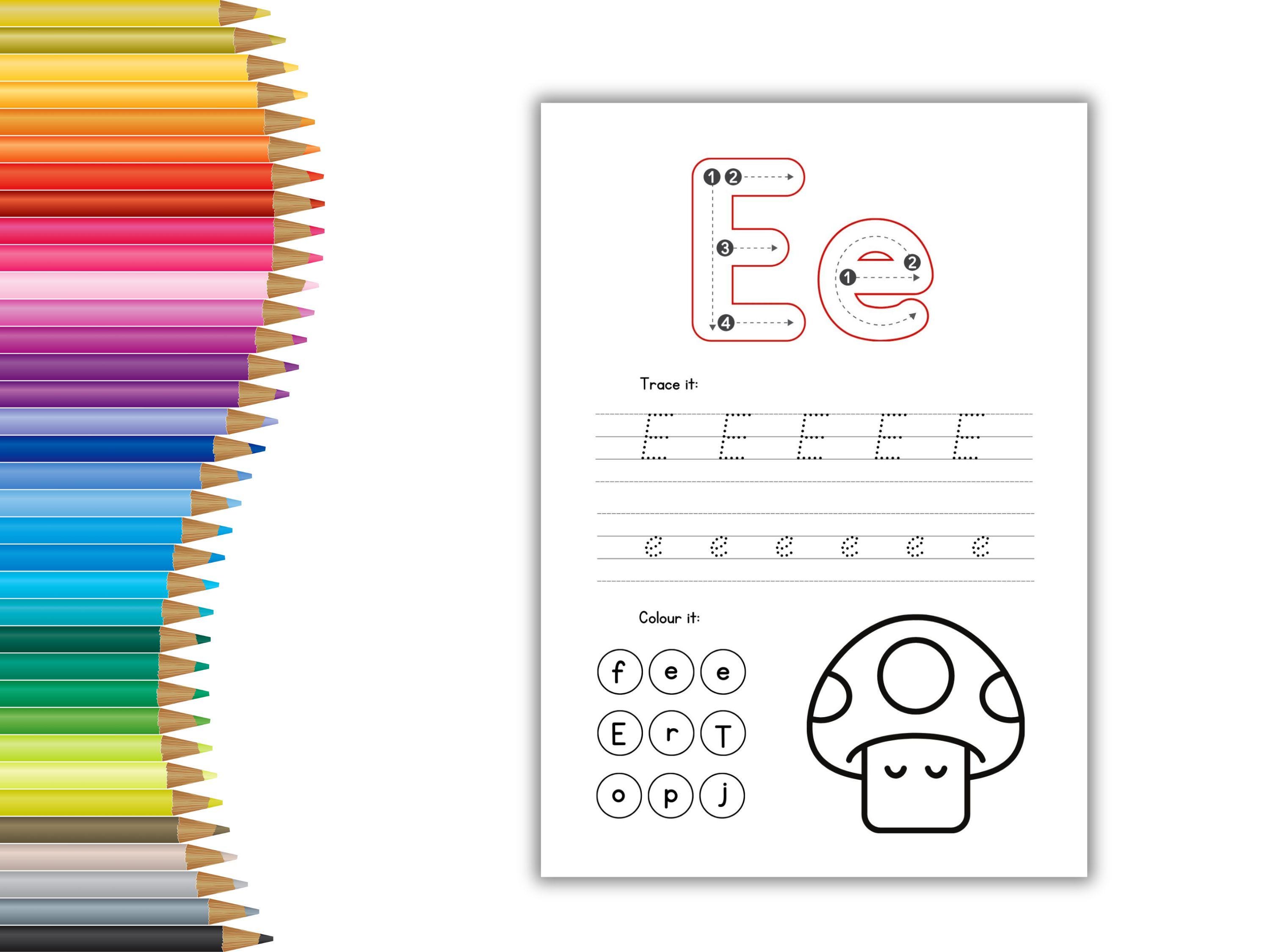 Super Mario Preschool Worksheets: Math & English Activities (PDF) - Etsy