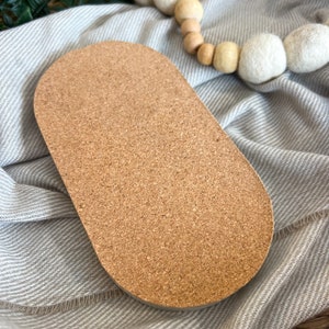 Cement Trinket Tray Cork Bottom Minimalist Decor Modern Bohemian Soap ...