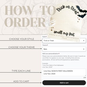 Halloween Footprint or Handprint Art Sign | Trick or Treat | My Little ...