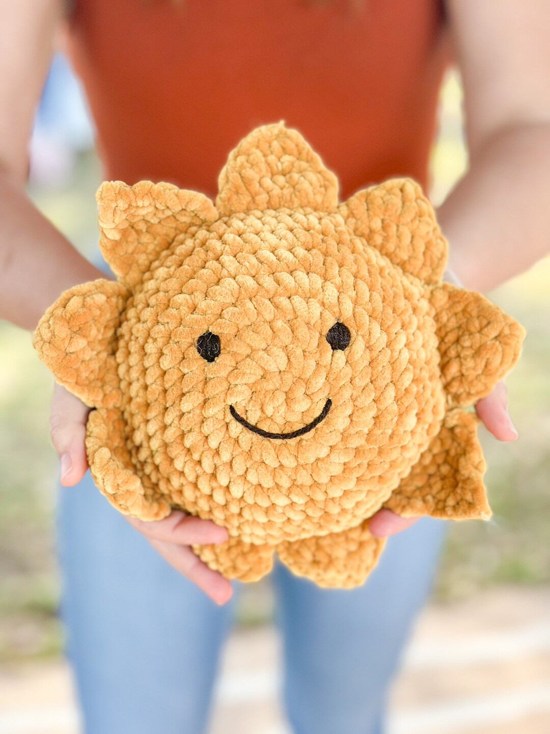 Sunshine Plushie Handmade Amigurumi Crochet Plushie - Etsy