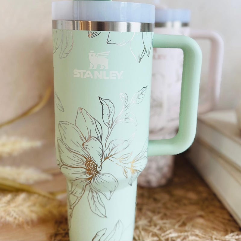 Floral Stanley Cup - Etsy