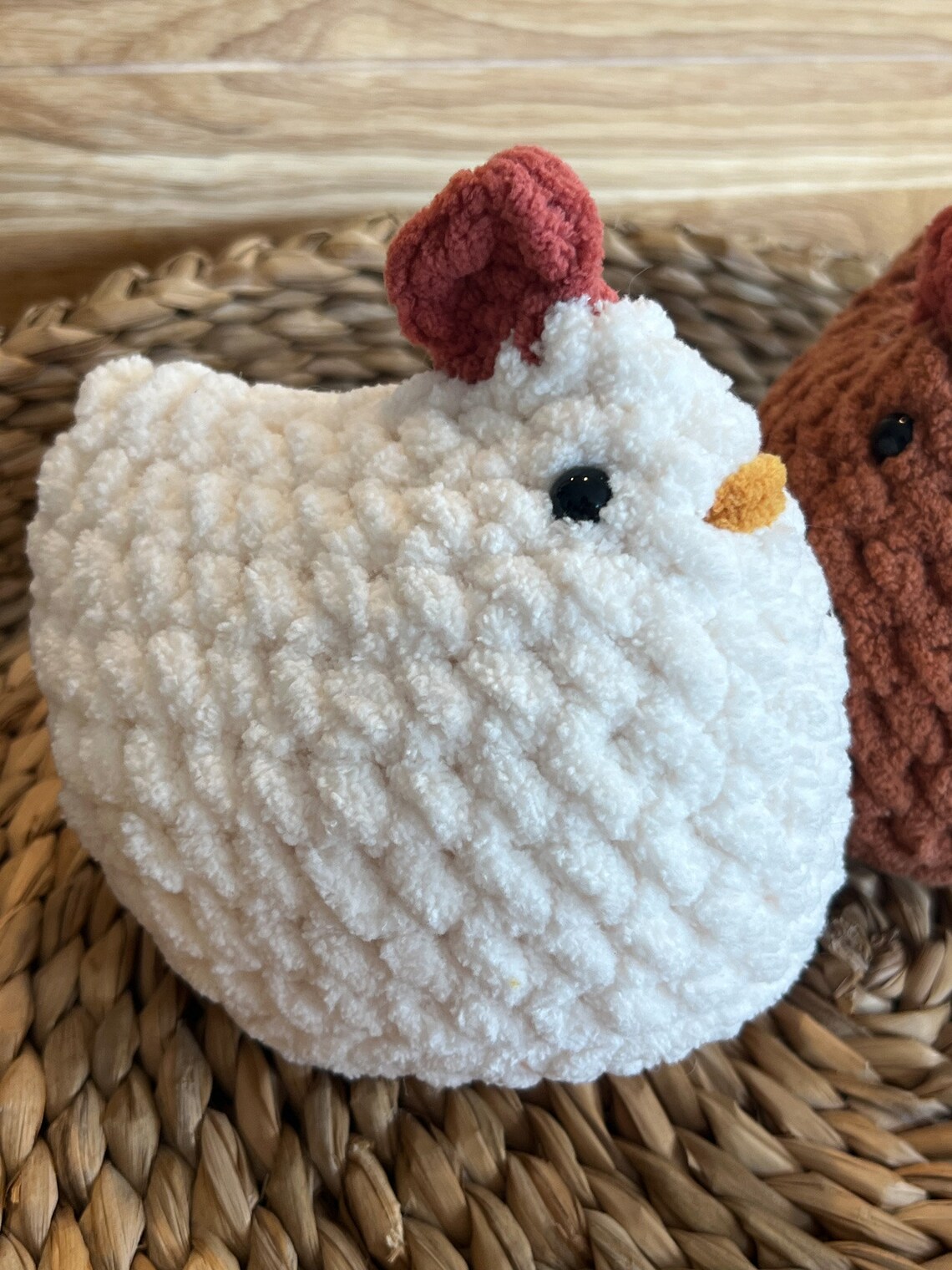 Chickens Handmade Amigurumi Crochet Chunky Chicken Plushie - Etsy