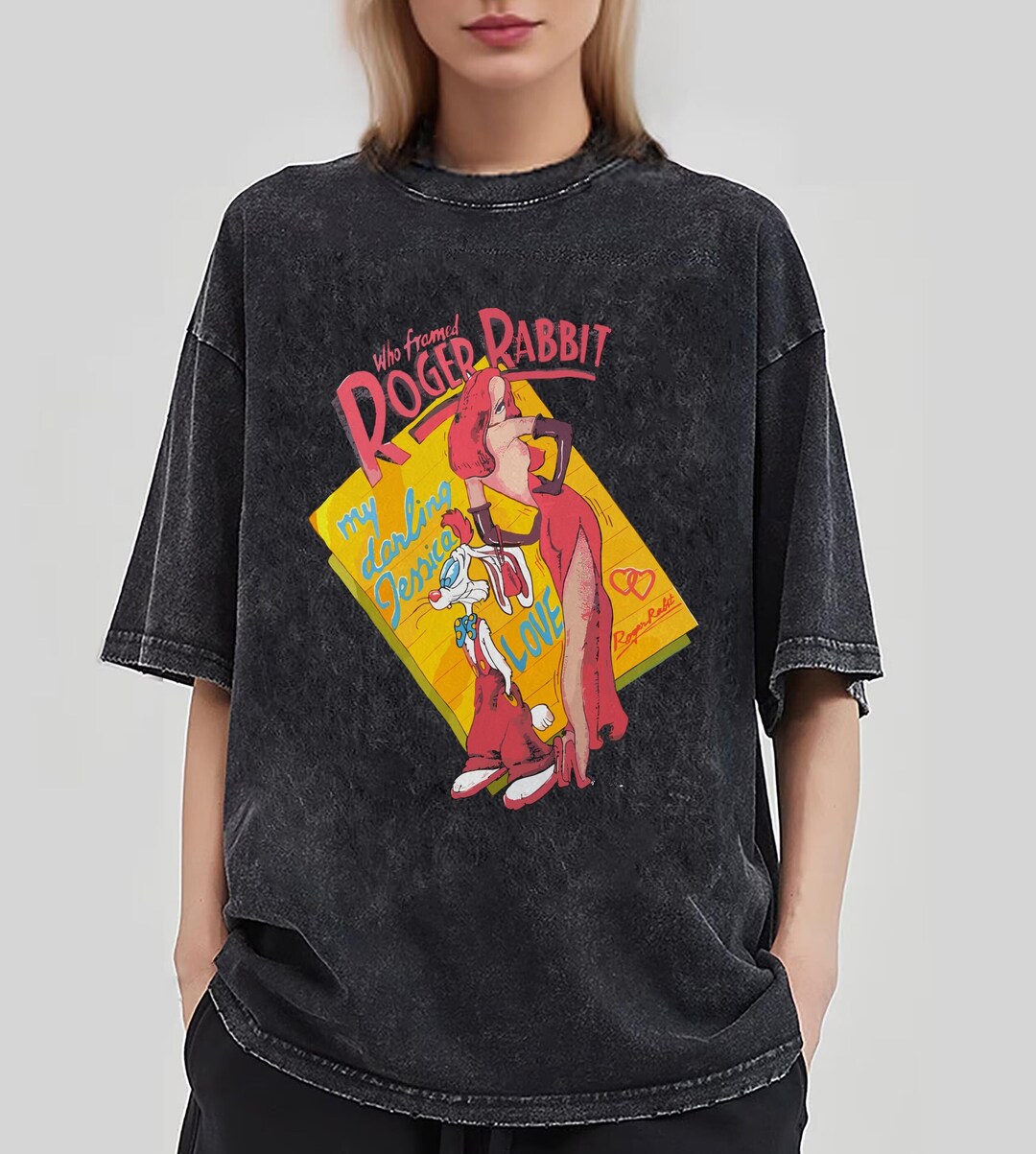 Retro Roger Rabbit My Darling Jessica Comfort Colors Shirt, Who Framed ...
