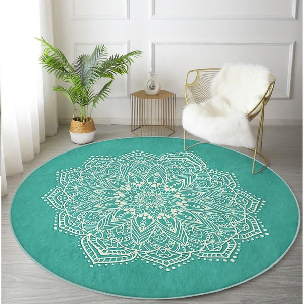 Round Yoga Mat - Etsy
