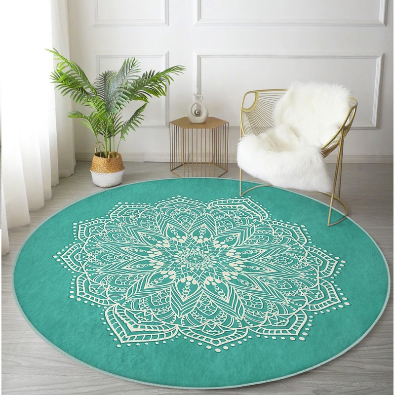 Round Bath Mat - Etsy