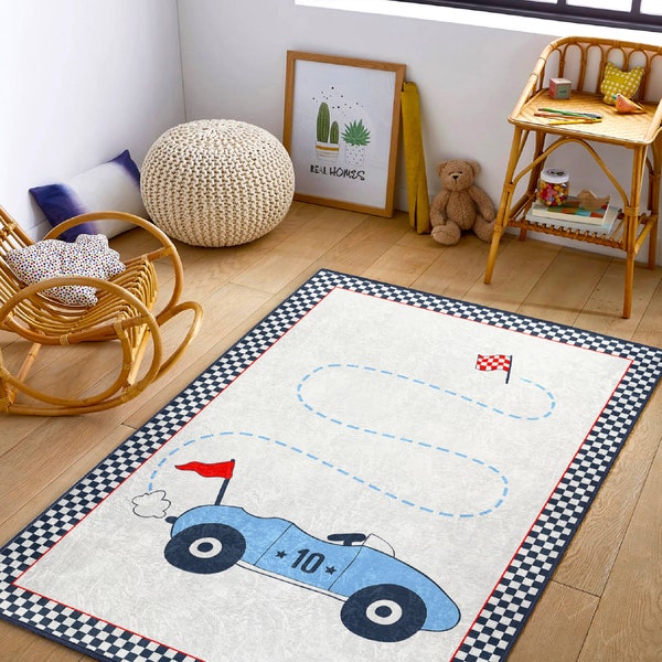 Race Track Rug - Etsy