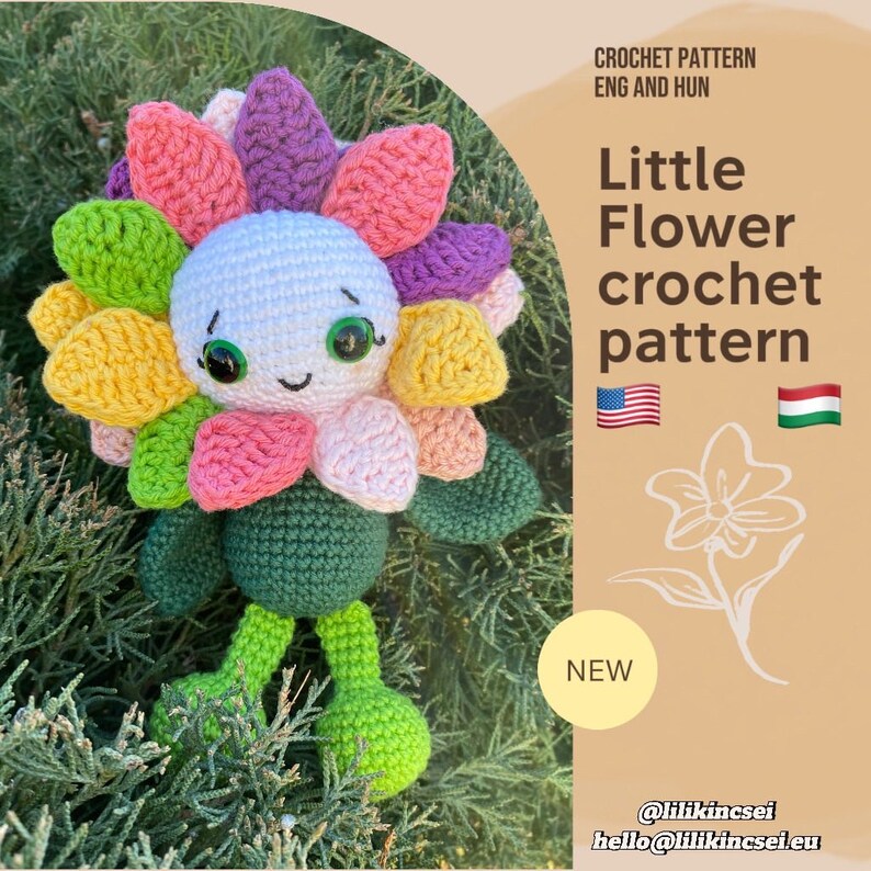 Little Flower Crochet Pattern - Etsy
