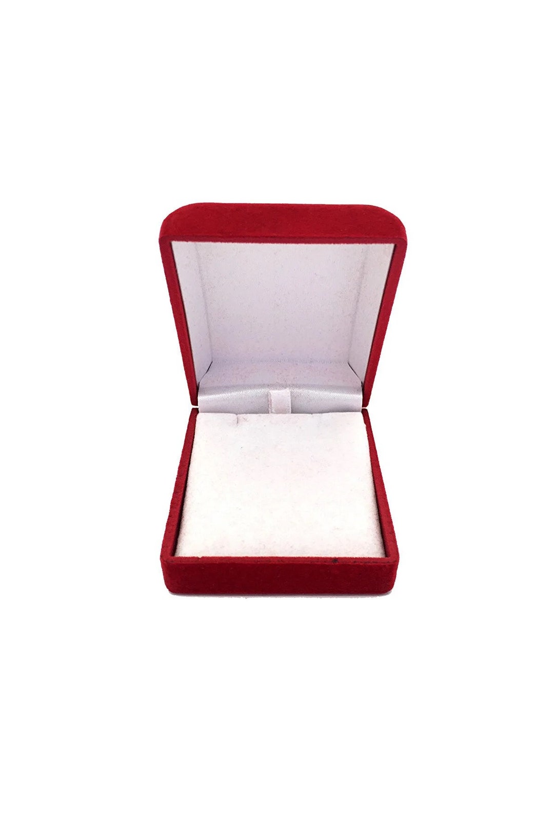 Red Color Velvet Necklace Box Stylish Gift Box - Etsy