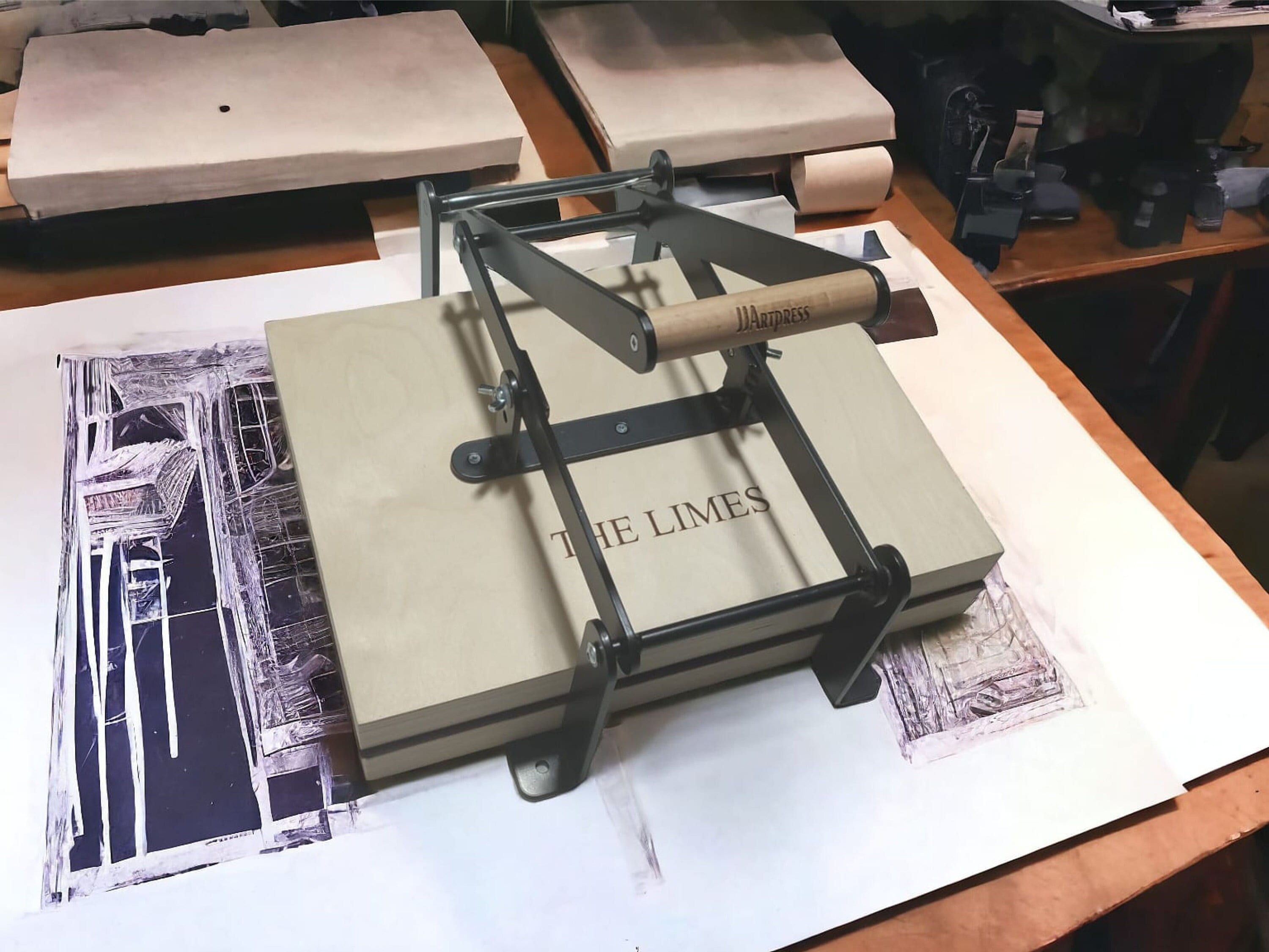 WoodLinoPress Hand Lino Block Printing Press, Linoleum, 47% OFF