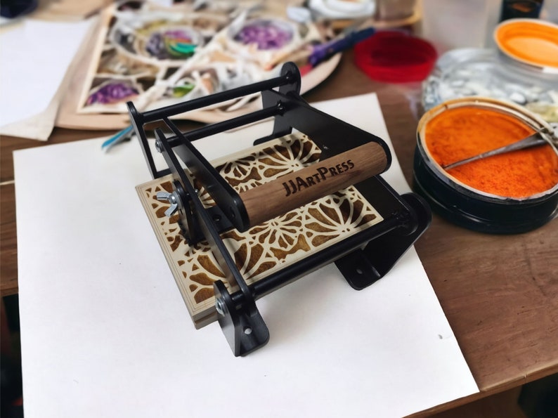 A3 Press Machine, Wood Print Press, Printing Machine,linocut Hand Press ...