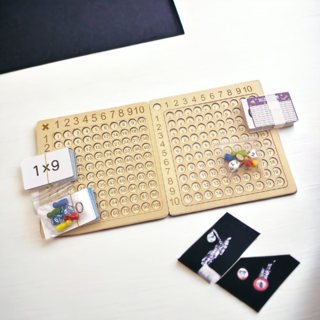 Montessori Wooden Multiplication Board Kids Learning - Etsy