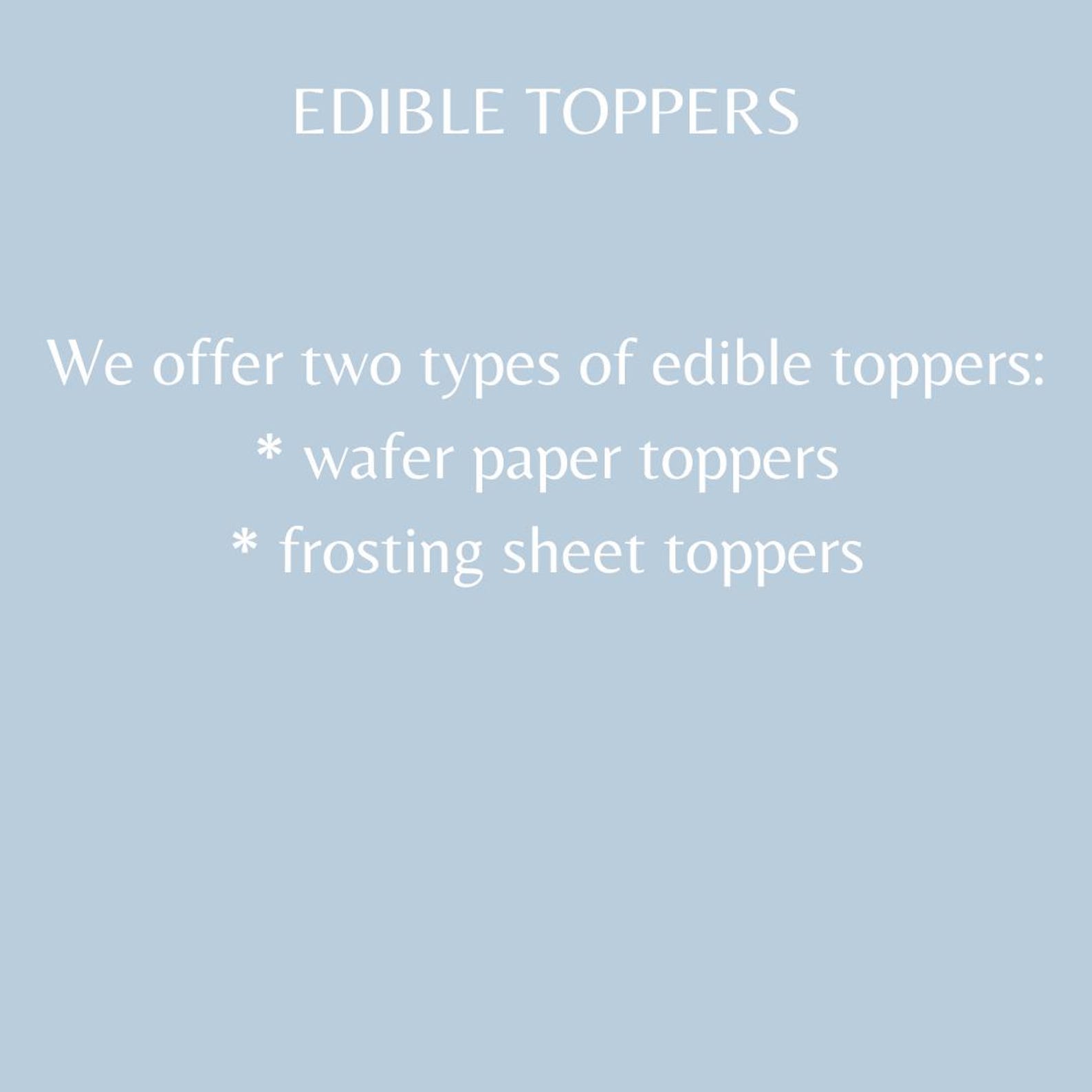 Baby Boy Shower Edible Cupcake Toppers, 3 Designs - Etsy