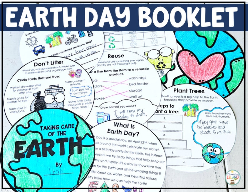 Earth Day 2024 Interactive Informational Booklet, Printable Earth Day ...