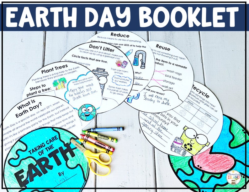 Earth Day 2024 Interactive Informational Booklet, Printable Earth Day ...