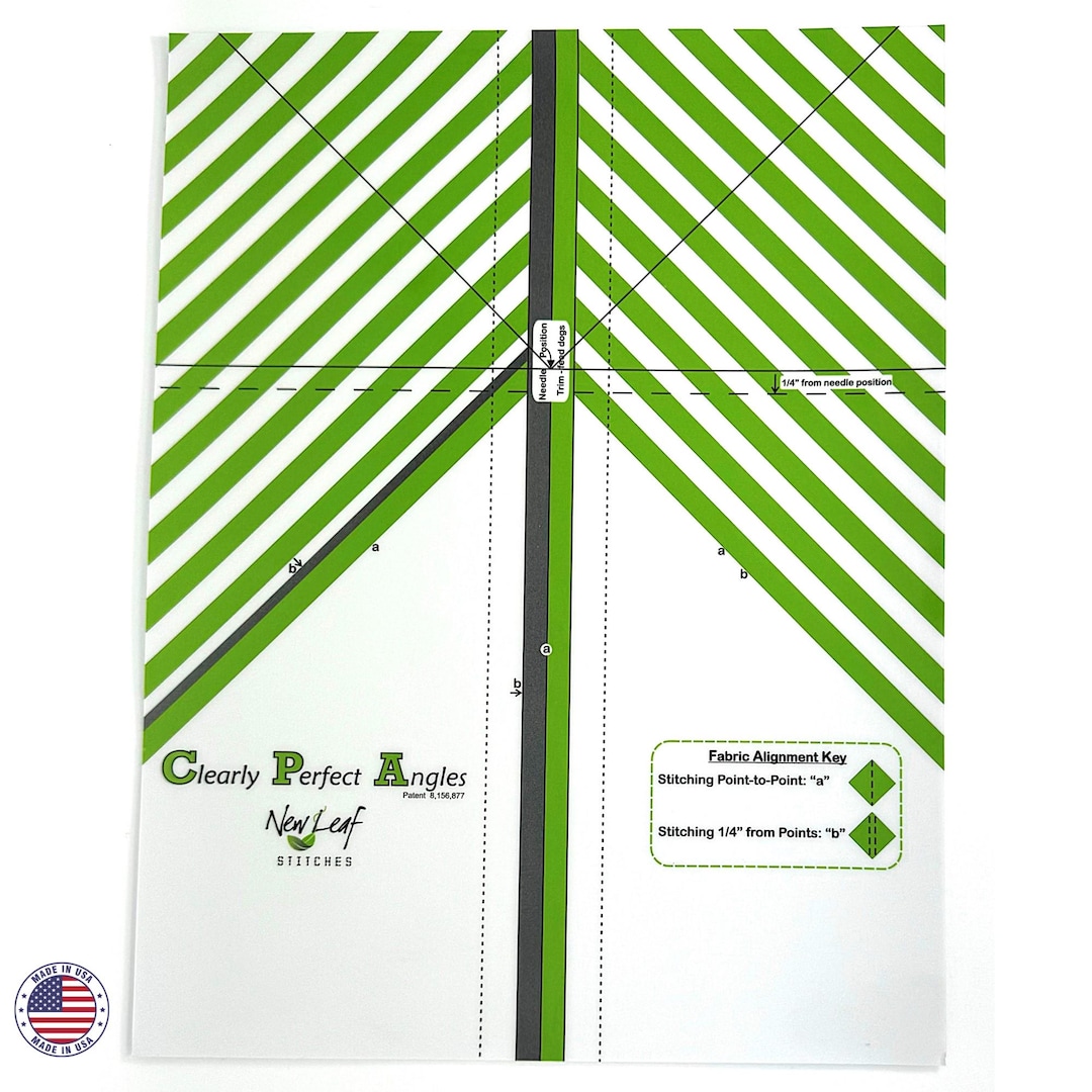 Clearly Perfect Angles - Sewing Tool / Notion for Sewing Straight Lines ...