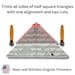 Clearly Perfect Slotted Trimmers by New Leaf Stitches - Quilting Tool ...