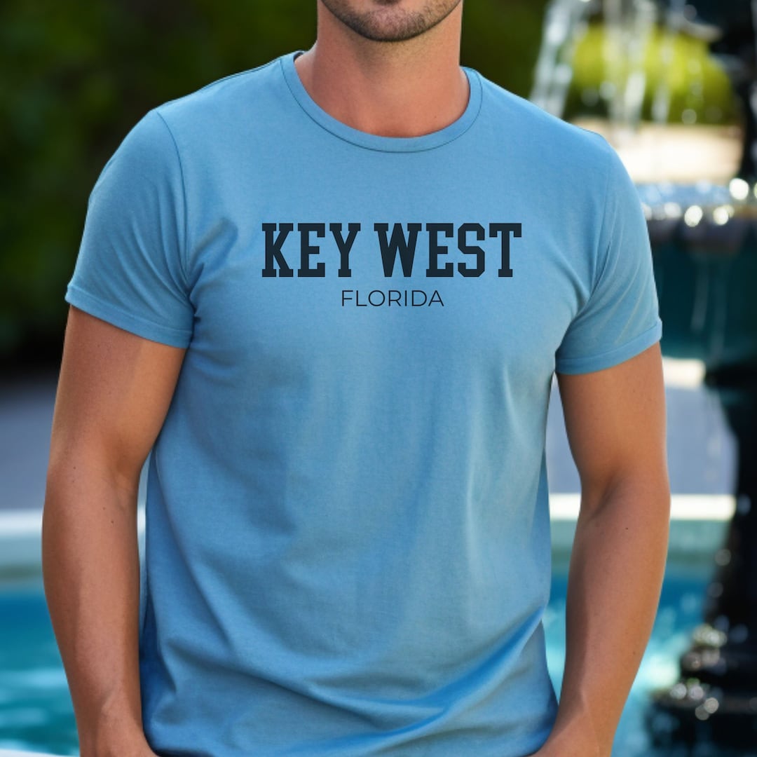 Key West Tshirt Florida Keys Vacation Shirt Gift Unisex Jersey Knit ...