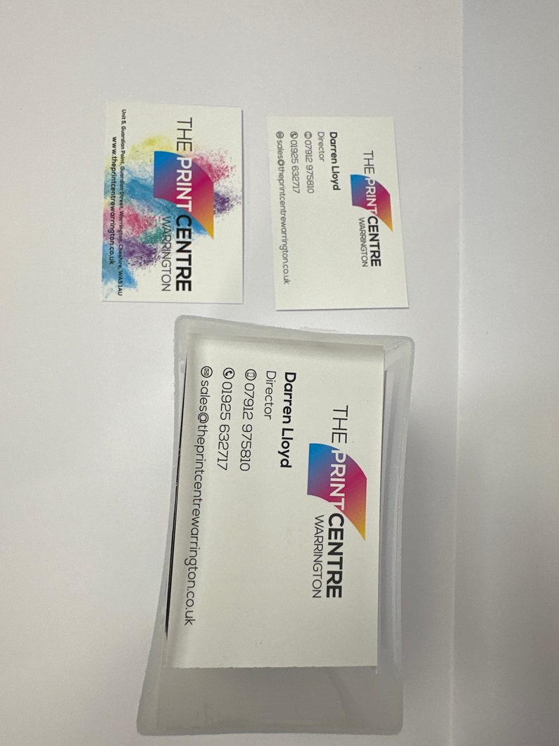 125 Super Thick Laminated Business Cards - Etsy