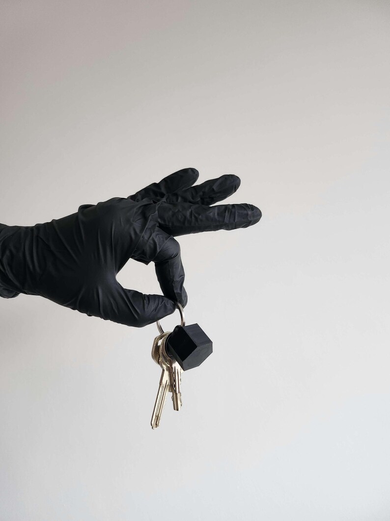 Beehive Key Holder Hexagon Key Organizer With Bee Keychains Cute and ...