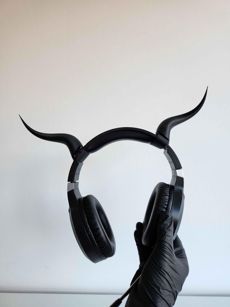 Devil Horns / Succubus Horns / Dragon Horns for Headphones Textured ...