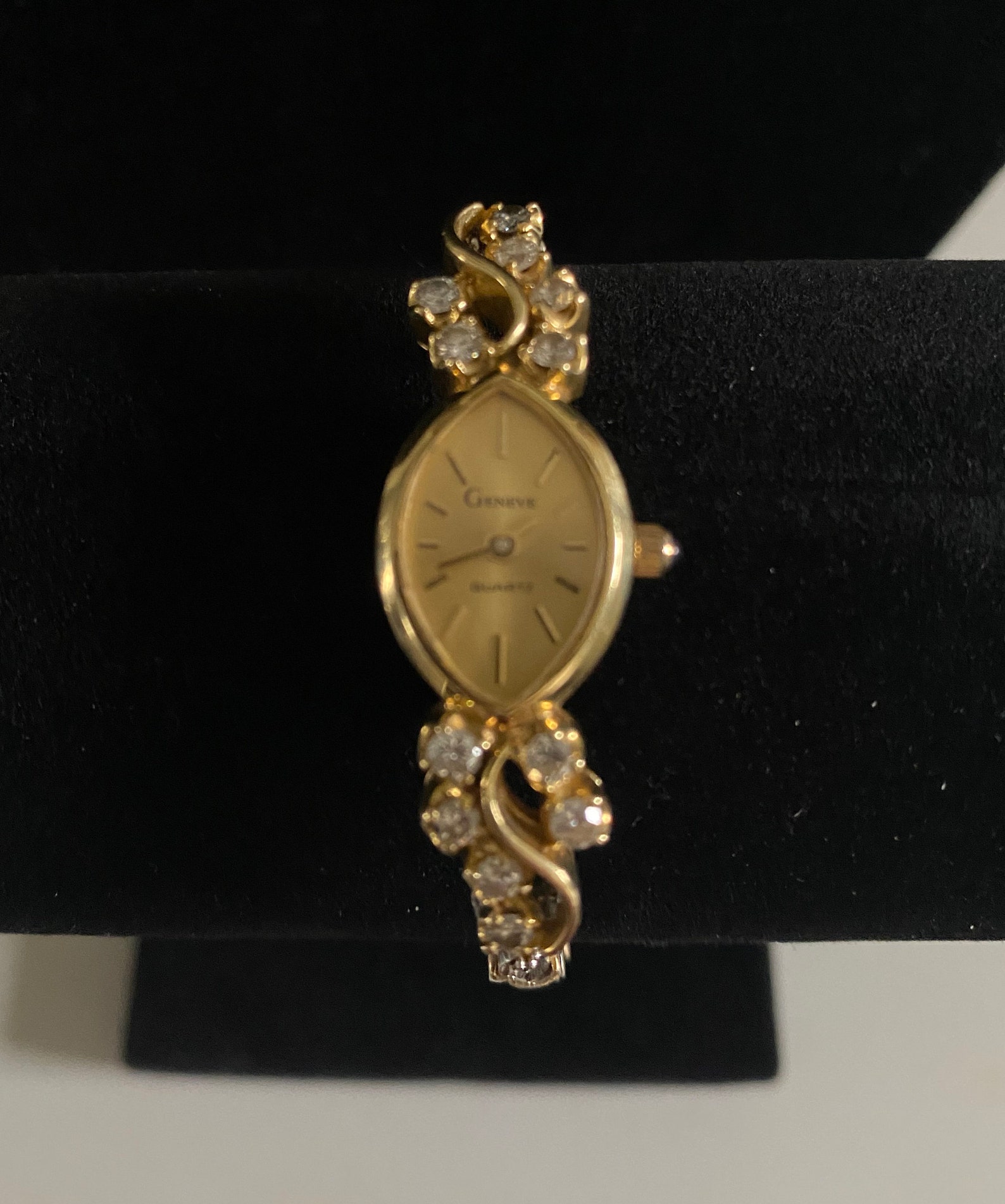 Geneve Watch With 1cttw Diamonds - Etsy