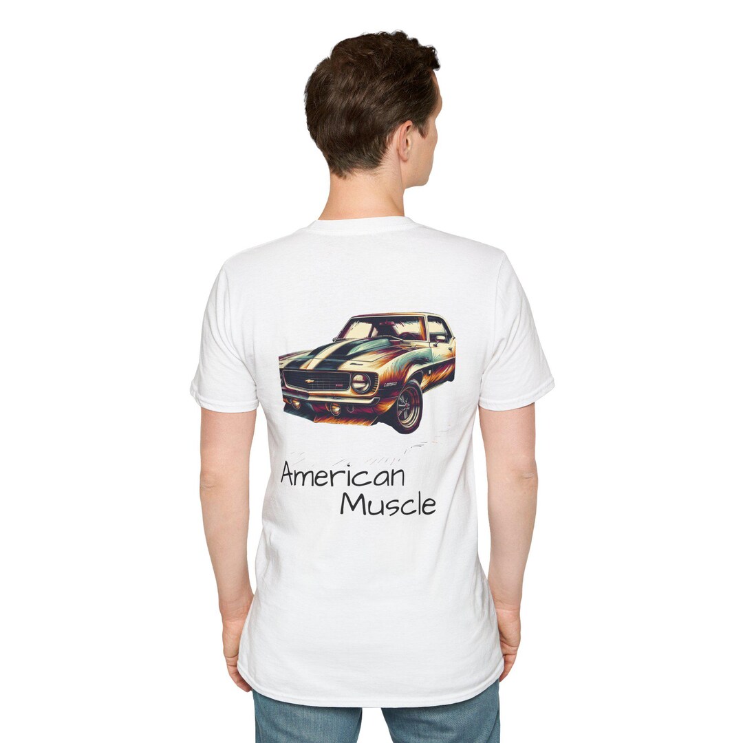 American Muscle T-shirt | Classic Hot Rod Cars | Vintage Auto Tee for ...