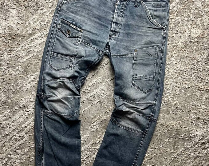 G-star Raw Vintage Cargo Jeans Avant Gard Multipocket - Etsy