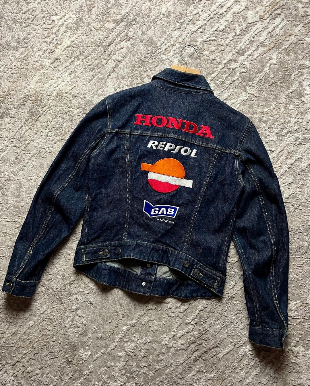 Honda Racing Gas Denim Jacket Persol Size M Womens - Etsy