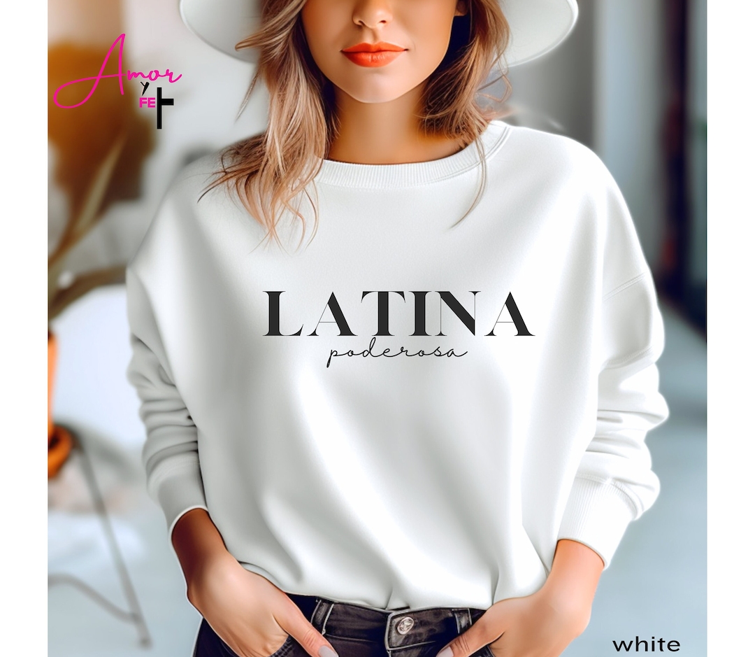 Latina Poderosa Sweater, Soy Latina Sweater, Latina Sweater, Latina ...