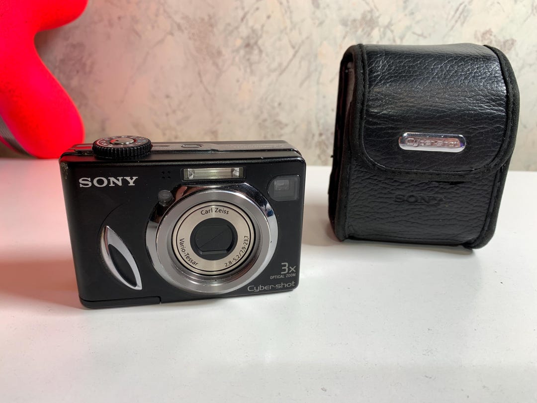 Sony Cyber-shot DSC-W17 7.2MP Digital Camera - BLACK Vintage Y2k - Etsy