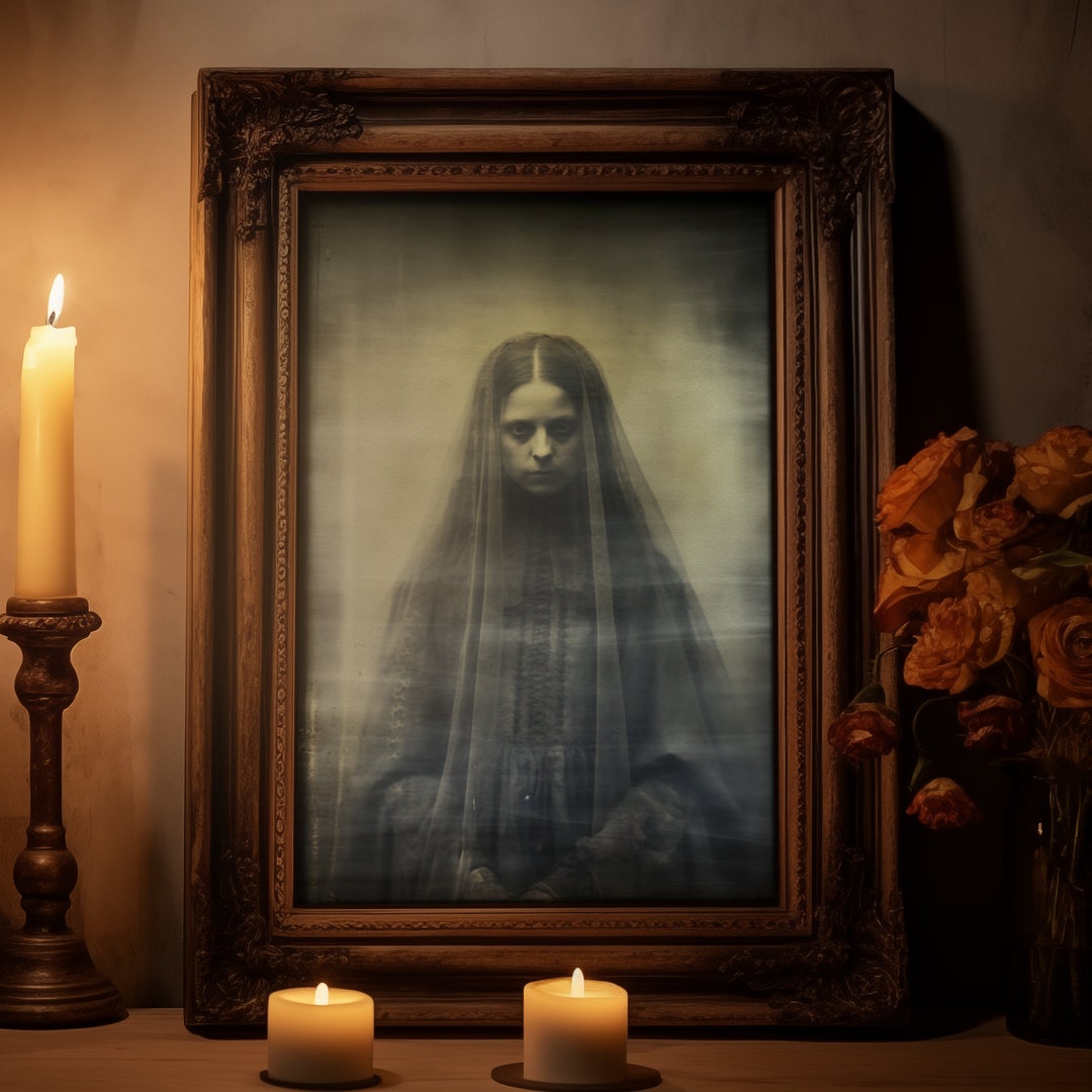 Creepy Woman Portrait Fine Art Print, Dark Victorian Photography ...