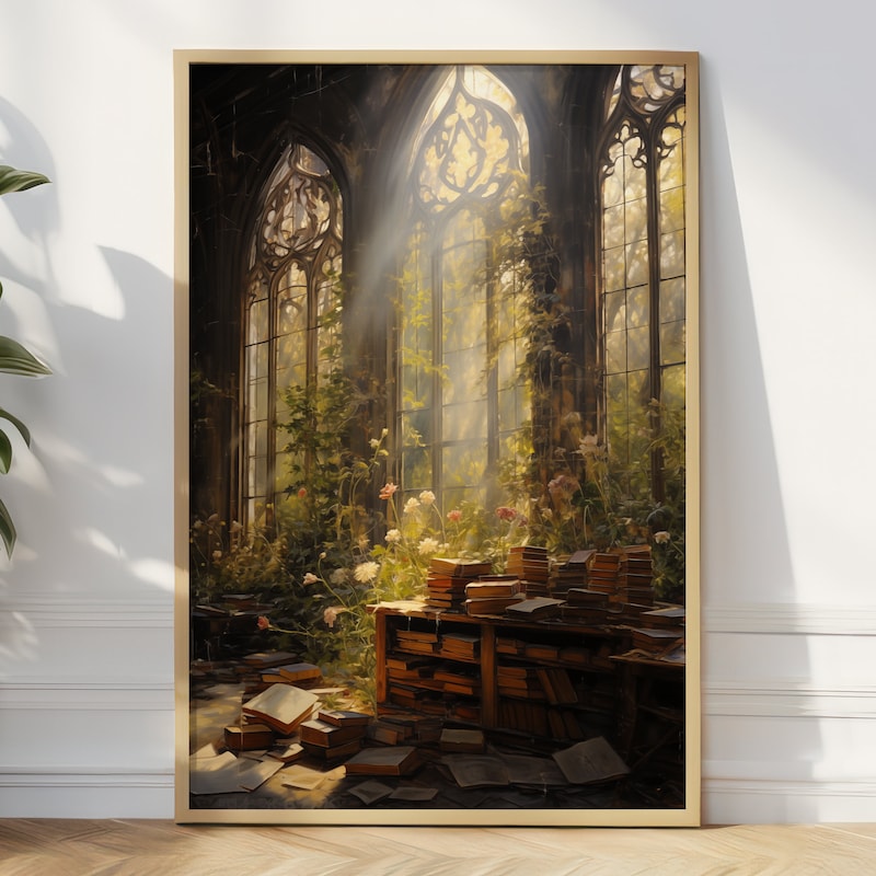 Library Wall Art - Etsy