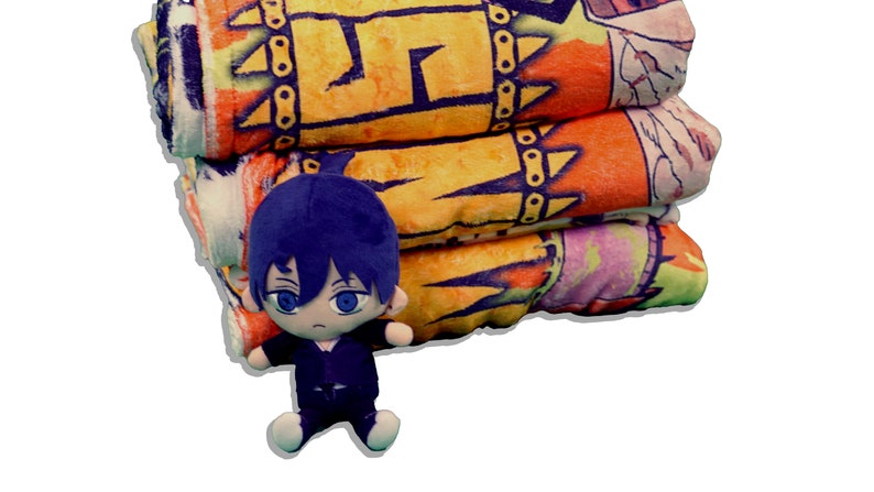 Chainsaw Man Manga Blanket - Etsy